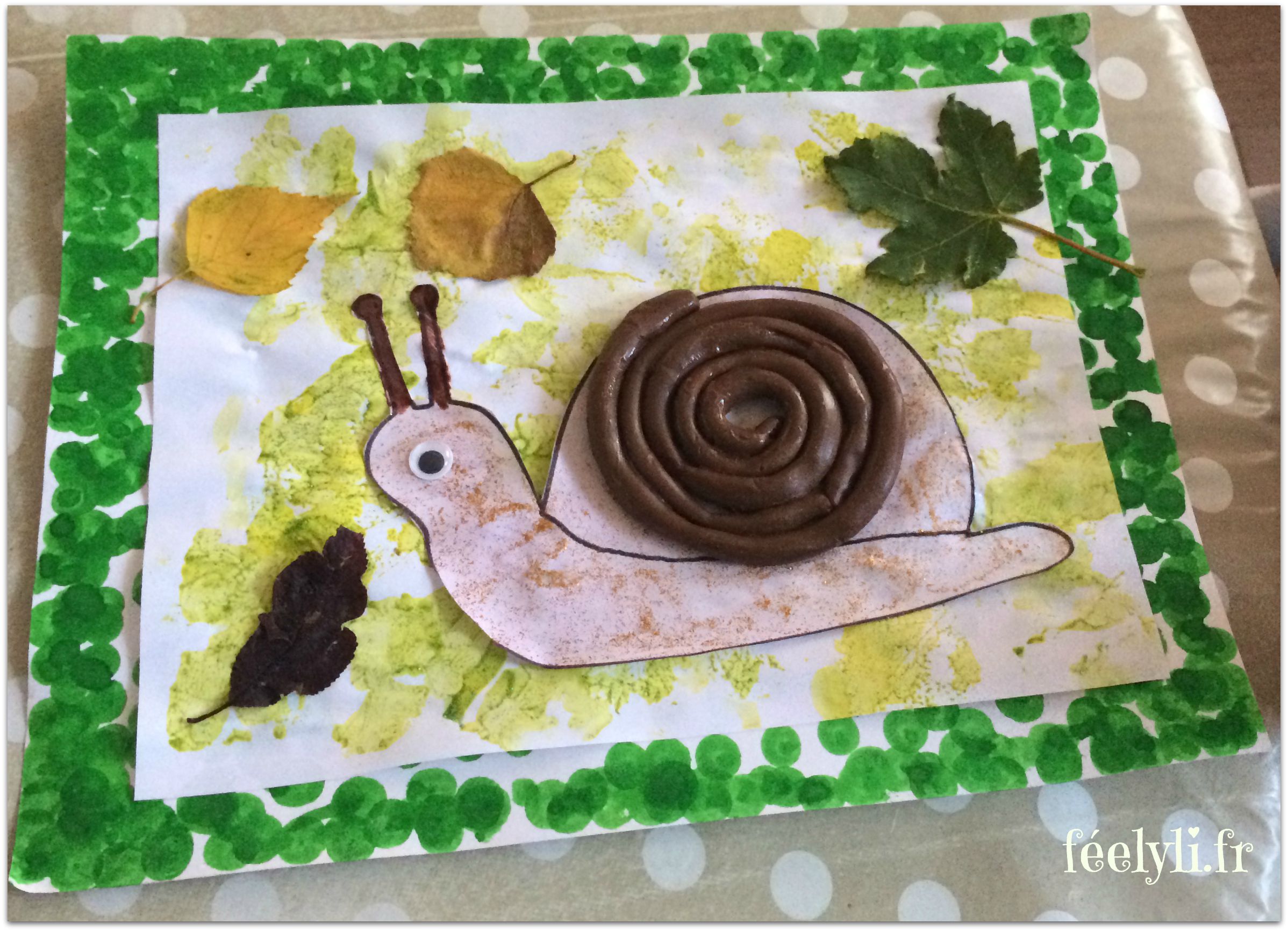 Escargot d’automne [L’art est un jeu d’enfant #6] – féelyli